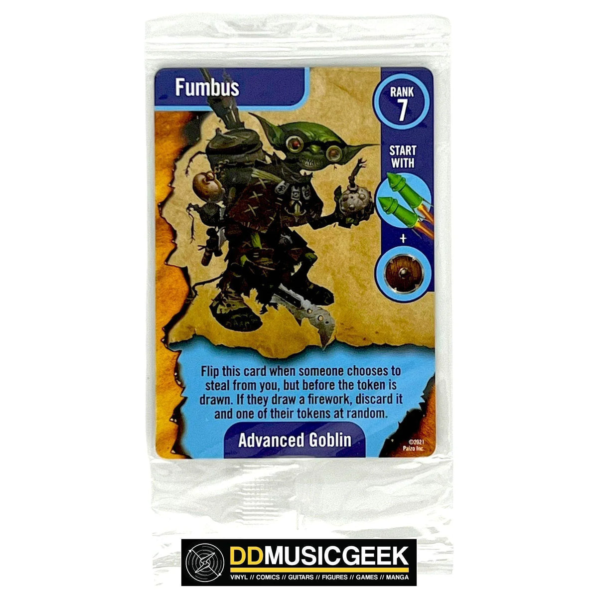 Fumbus Goblin Firework Fight Promo Card | Paizo Pathfinder — DD Music Geek