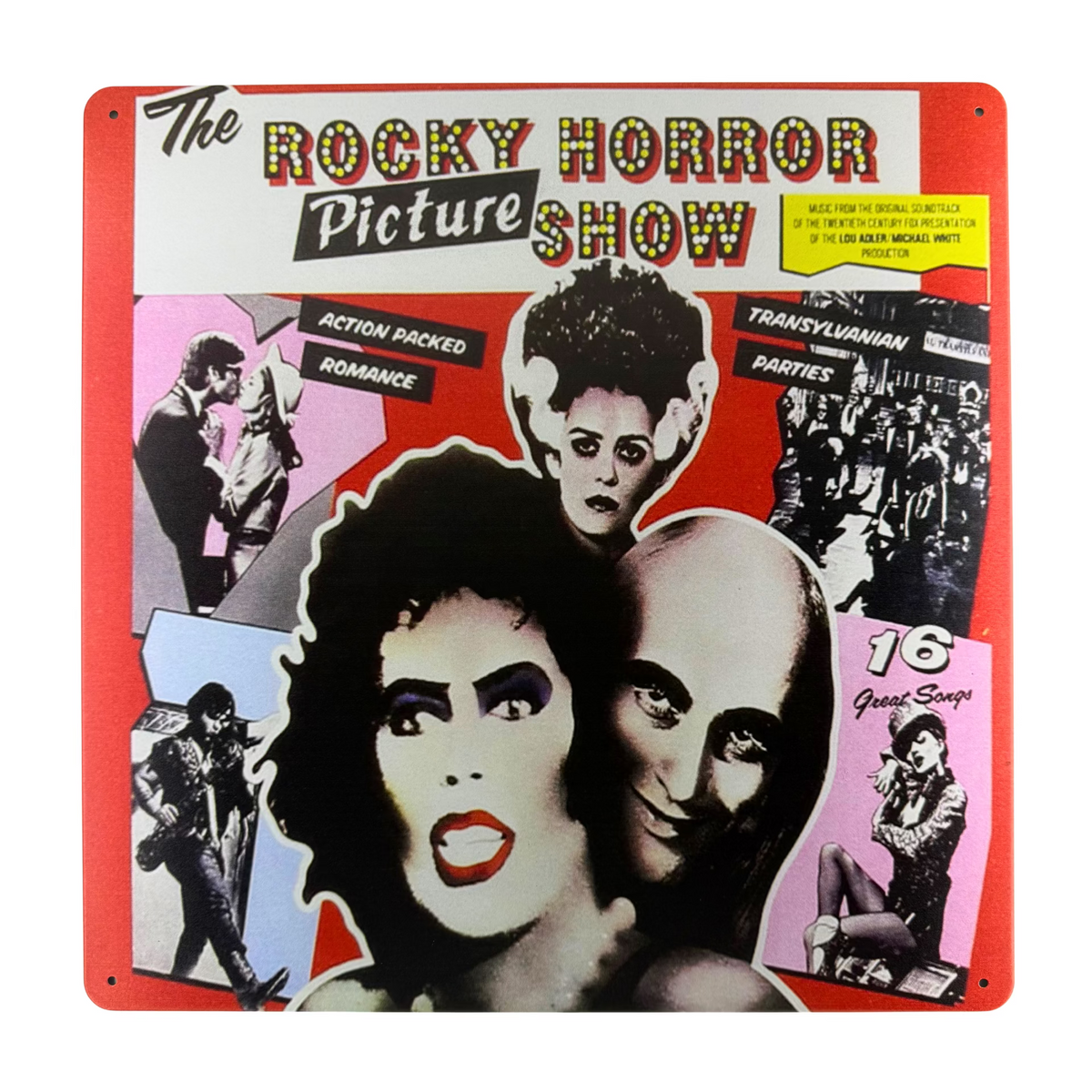 Album Cover Metal Sign: The Rocky Horror Picture Show - DD Music Geek
