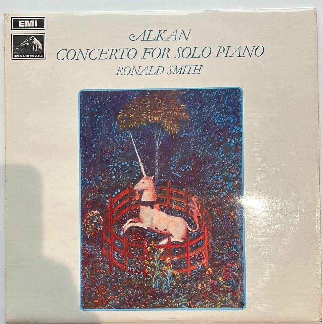 Ronald Smith: Alkan Concerto for Solo Piano M-/M- – DD Music Geek